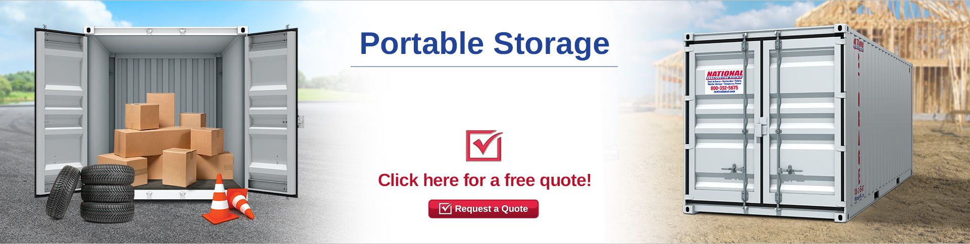 Portable Storage | San Marcos | National Construction Rentals®